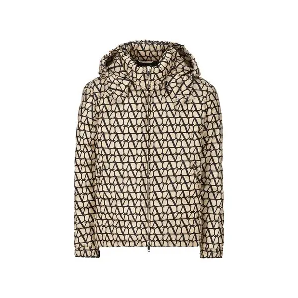 Valentino Garavani Toile Iconographe Down Jacket - Beige