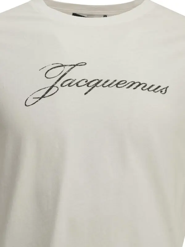 Jacquemus Crew Neck T Shirt - White