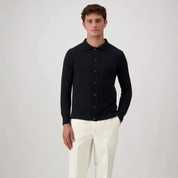 AUTORE Cardigan Mcllroy In Wool And C Mere