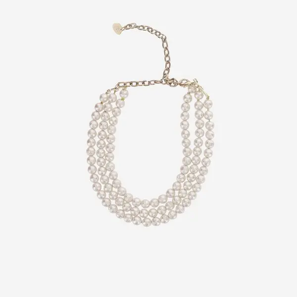 Lisa C Multi Strand Pearl Necklace