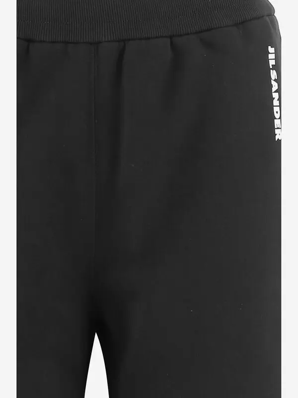 JIL SANDER Cotton Pants With Logo