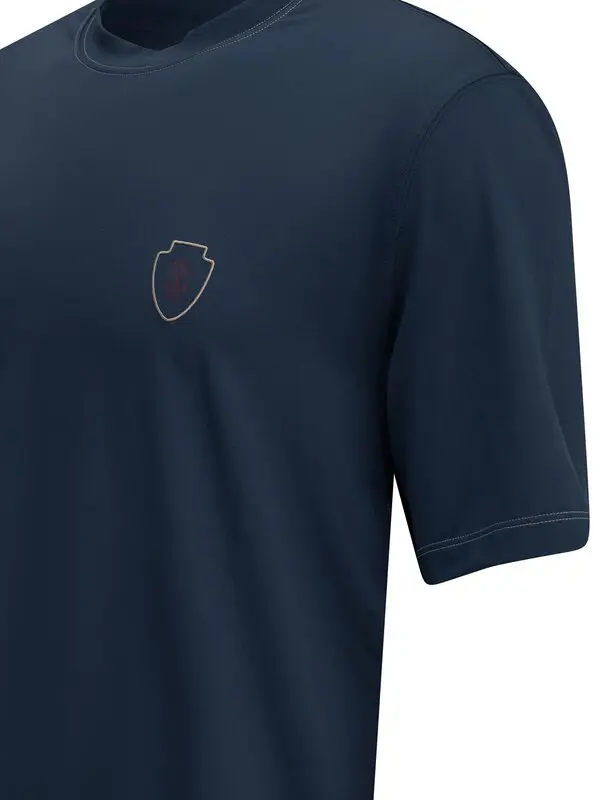Brunello Cucinelli Crewneck T Shirt With Logo