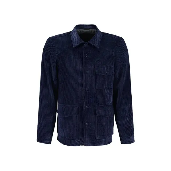 AUTORE Hanks Velvet Jacket - Blu