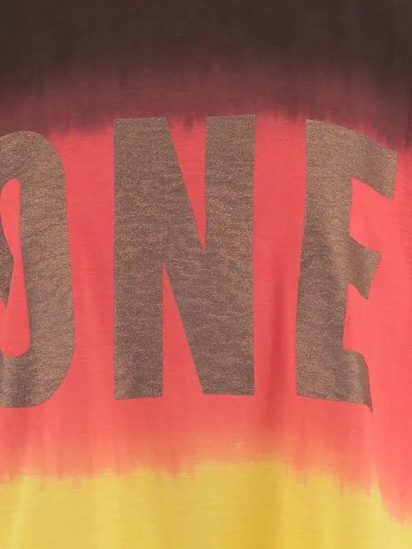ONE TEE Cotton T Shirt With Logo