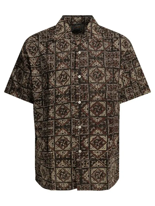 BEAMS Block Print' Casual Shirt