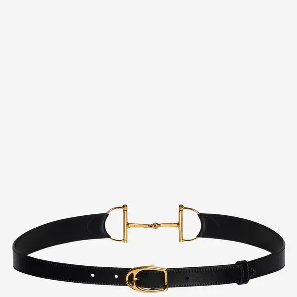 Gucci Oversized Clamp Belt - Black