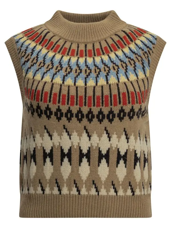 Polo Ralph Lauren Wool And Cashmere Vest - Multicolor