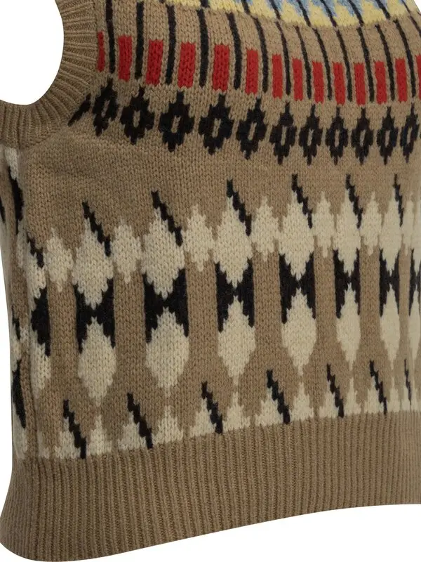 Polo Ralph Lauren Wool And Cashmere Vest - Multicolor