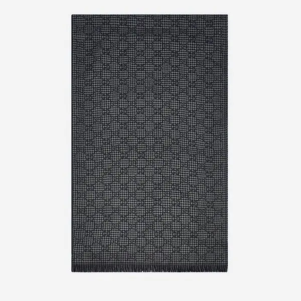 Gucci Gg Wool And Silk Shawl