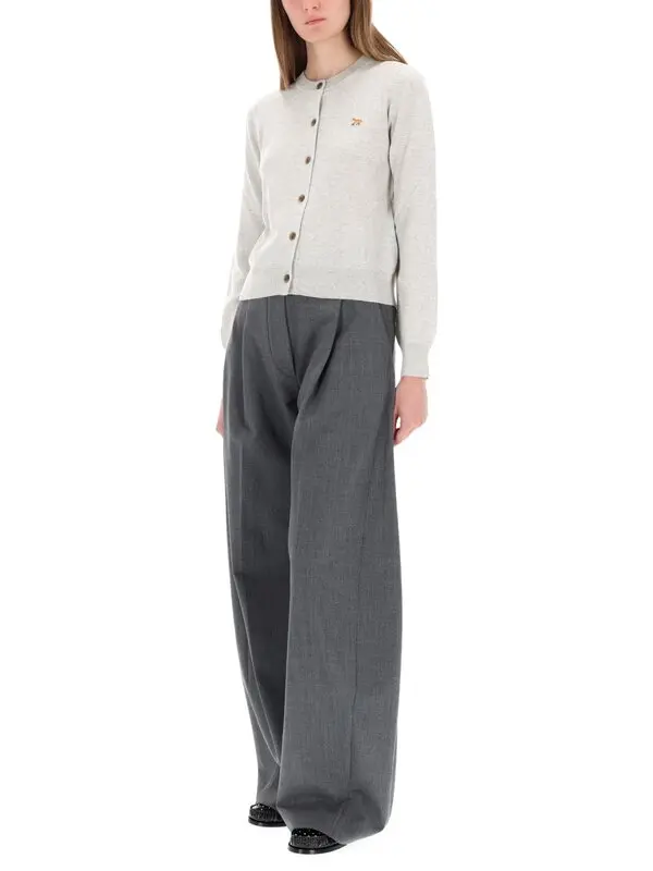Maison Kitsuné Cardigan 'baby Fox - Grey