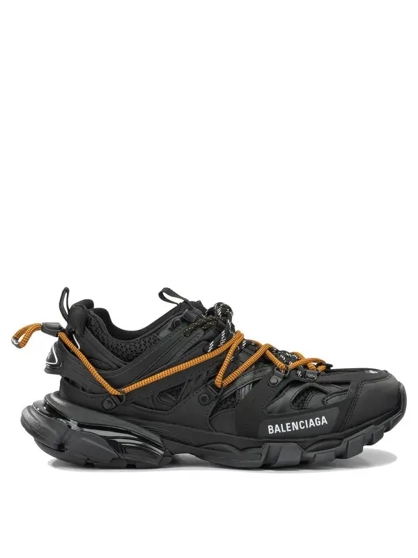 Balenciaga Track Trail Laces' Low Top Sneakers - Black