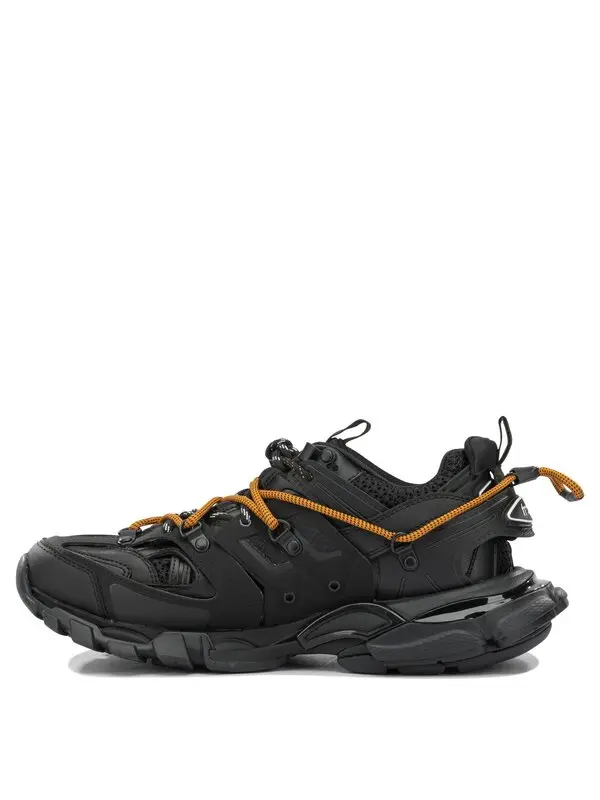 Balenciaga Track Trail Laces' Low Top Sneakers - Black