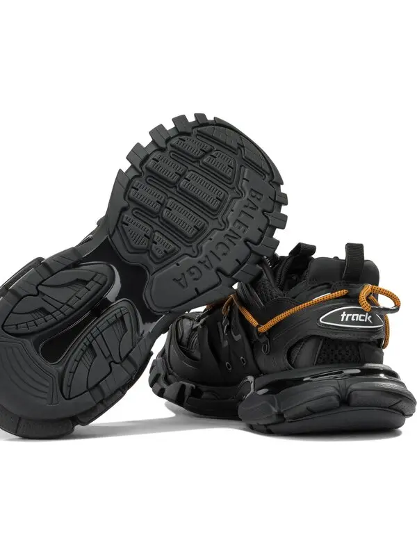Balenciaga Track Trail Laces' Low Top Sneakers - Black