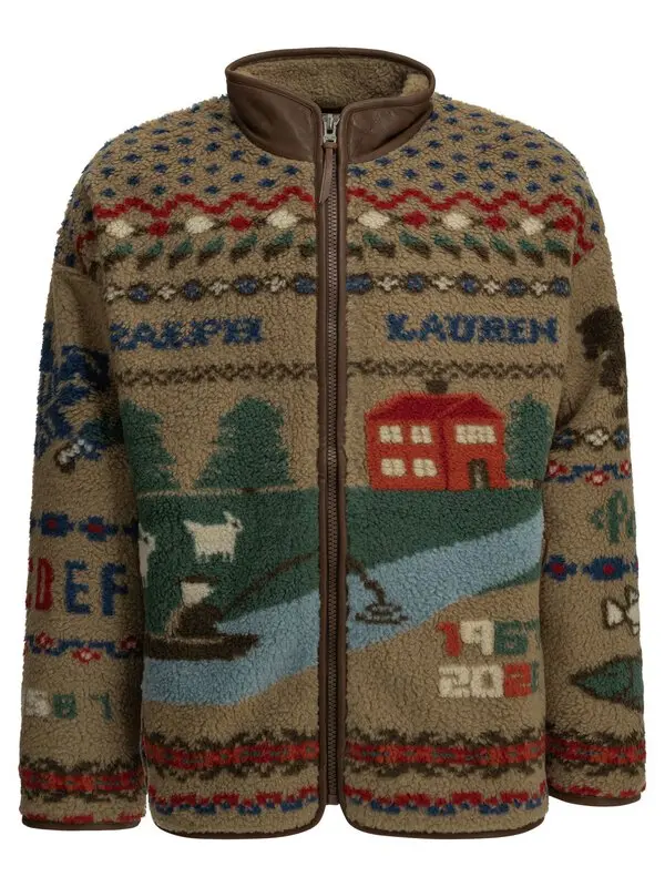 Polo Ralph Lauren Panorama' Fleece Jacket - Beige