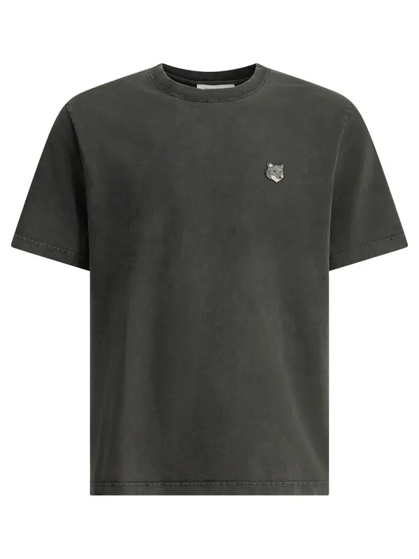 Maison Kitsuné Fox Head Faded' Crew Neck T Shirt