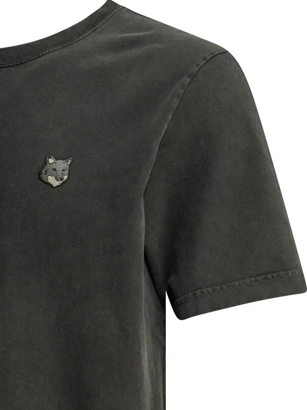 Maison Kitsuné Fox Head Faded' Crew Neck T Shirt