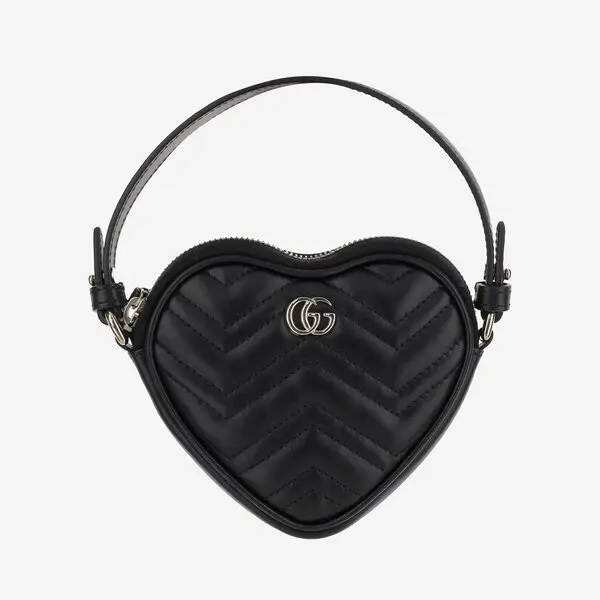 Gucci Mini Gg Marmont Bag - Black