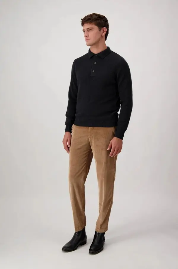 AUTORE Polo In Wool And C Mere