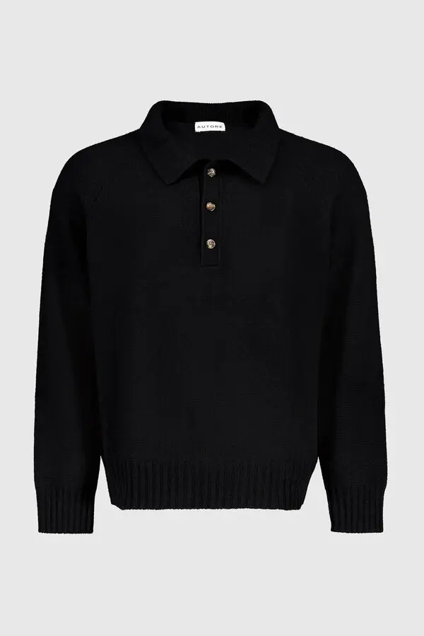 AUTORE Polo In Wool And C Mere