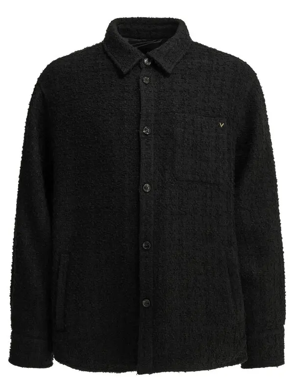 Valentino Garavani V Gold' Overshirt Jacket