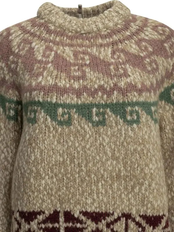Moncler Crew Neck Sweater With Logo