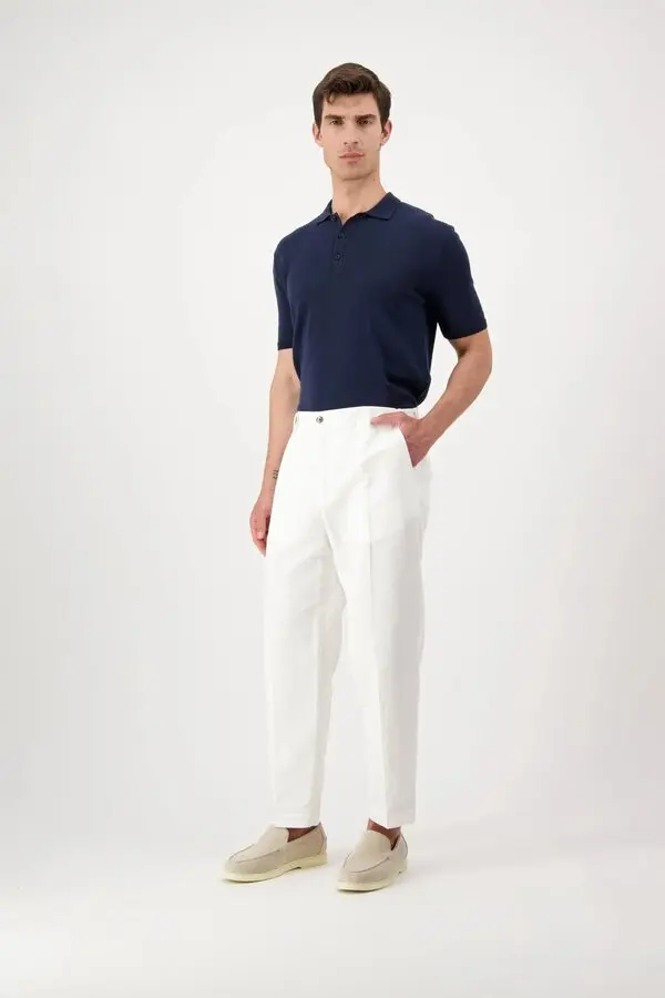 AUTORE Trousers In Cotton And Linen