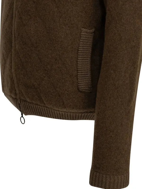 RAKKI Camel Colored Bomber Jacket