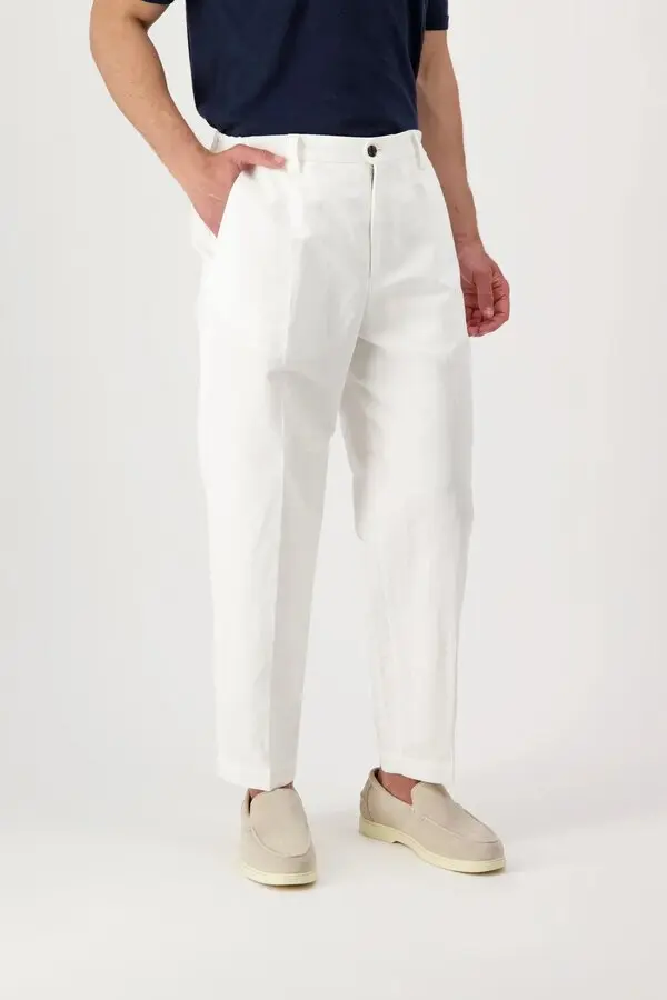 AUTORE Trousers In Cotton And Linen