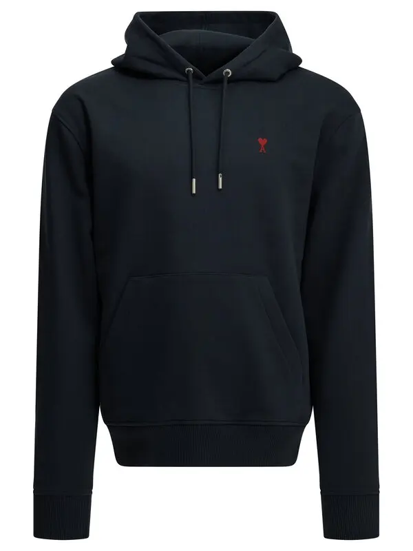 AMI Paris De Coeur' Hoodie - Blue