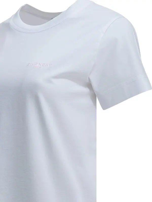 Givenchy Crewneck T Shirt With Logo - White