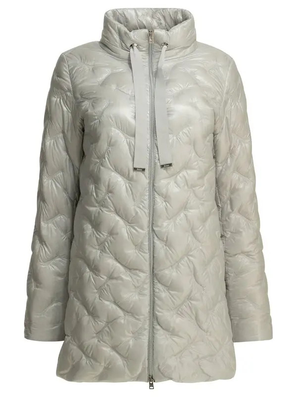 Herno Resort' Long Down Jacket - Grey