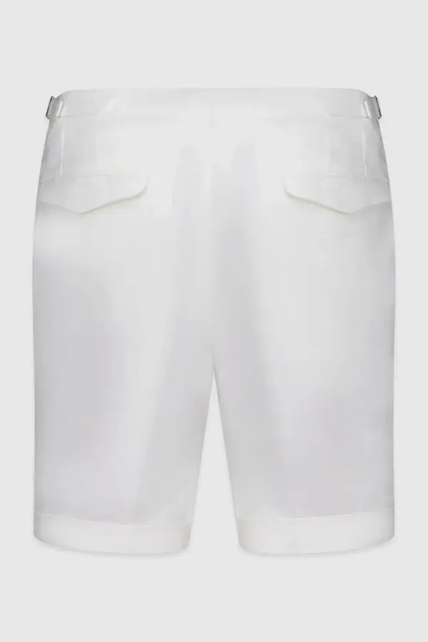 AUTORE Bermuda Torres In Linen - Bianco