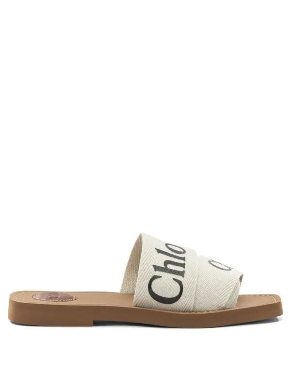 Chloé Woody' Slides - White