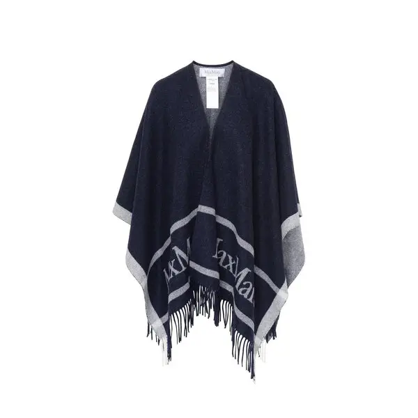 Max Mara Studio Pirania Wool Cape