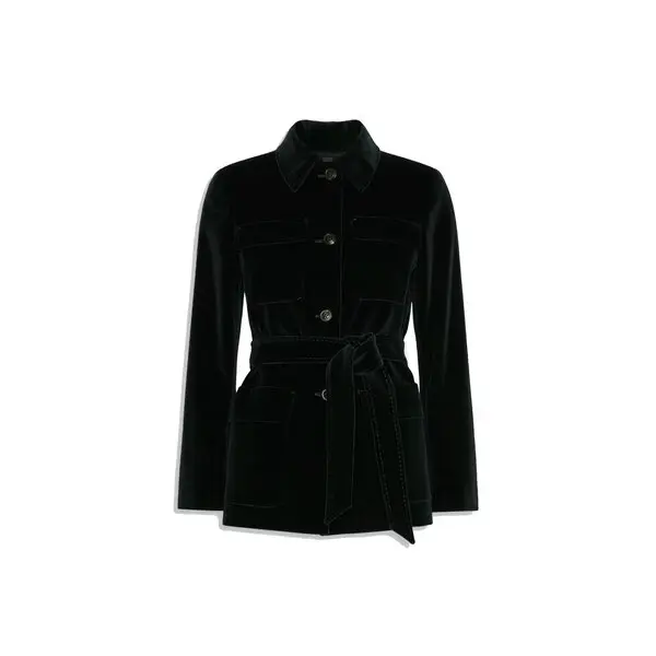 Max Mara Studio Velvet Crusca Jacket