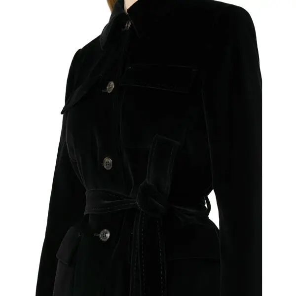 Max Mara Studio Velvet Crusca Jacket
