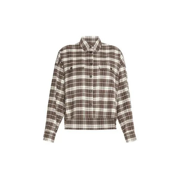 Max Mara Weekend Plaid Flannel Shirt