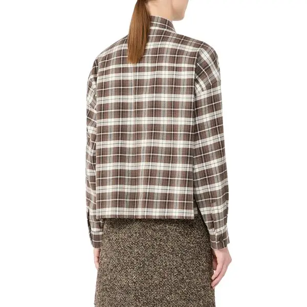 Max Mara Weekend Plaid Flannel Shirt