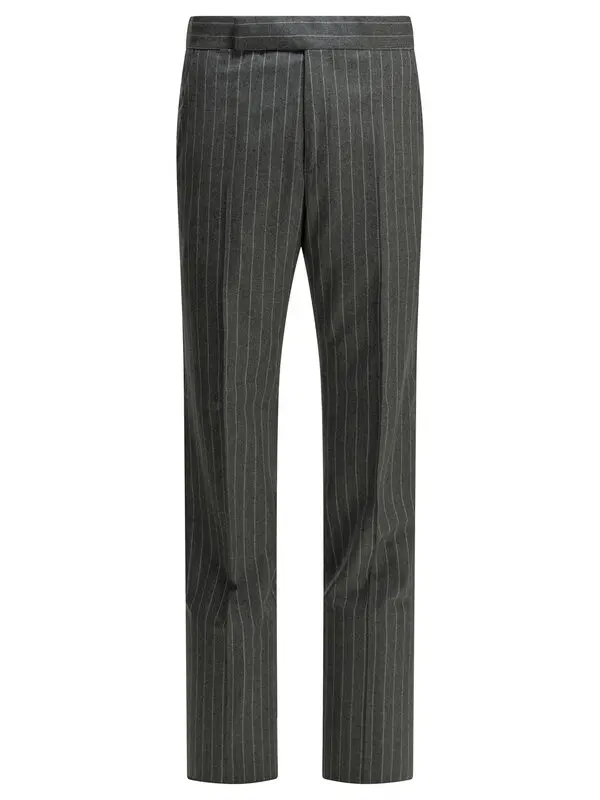 TOM FORD Tailored Wool Pants - Grey