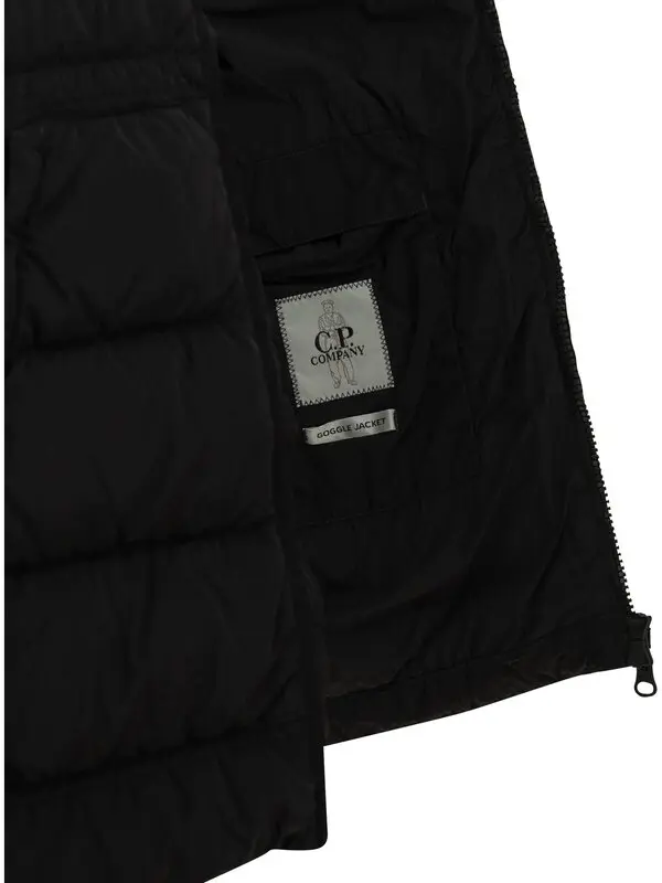 C.P. COMPANY Chrome R Goggle' Short Down Jacket