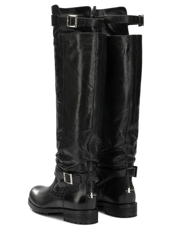 JIMMY CHOO Biker' Knee High Boots