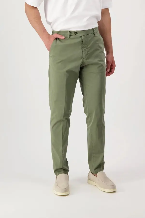 AUTORE Trousers Drake In Cotton - Verde