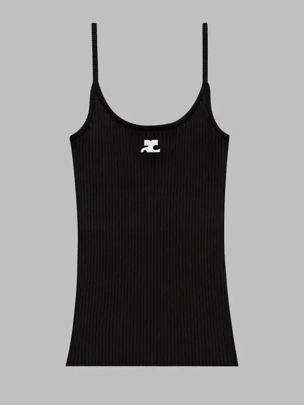 COURREGES Tank Top In Maglia 'reedition