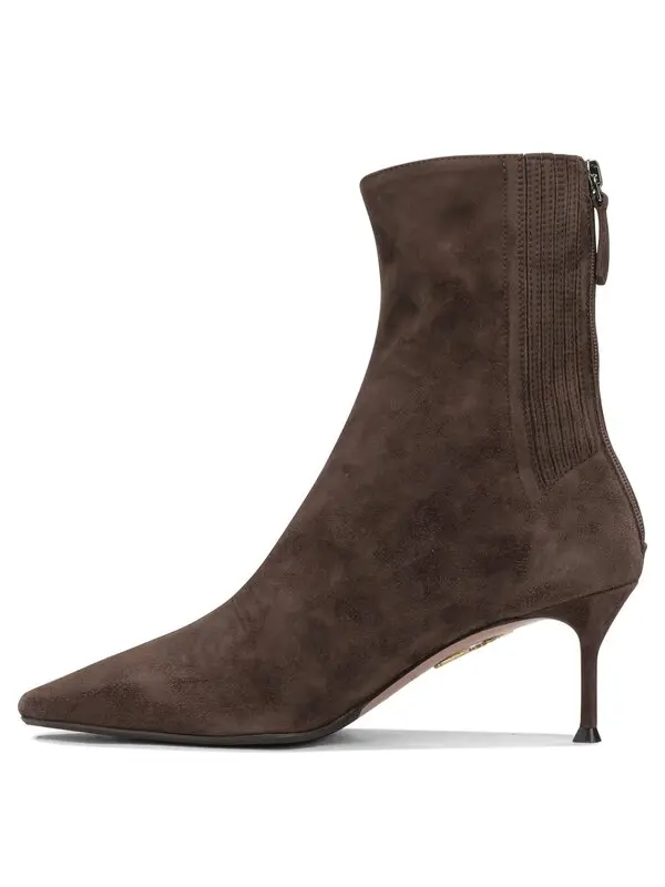 AQUAZZURA Saint Honoré 65 Mm' Ankle Boots With Zipper