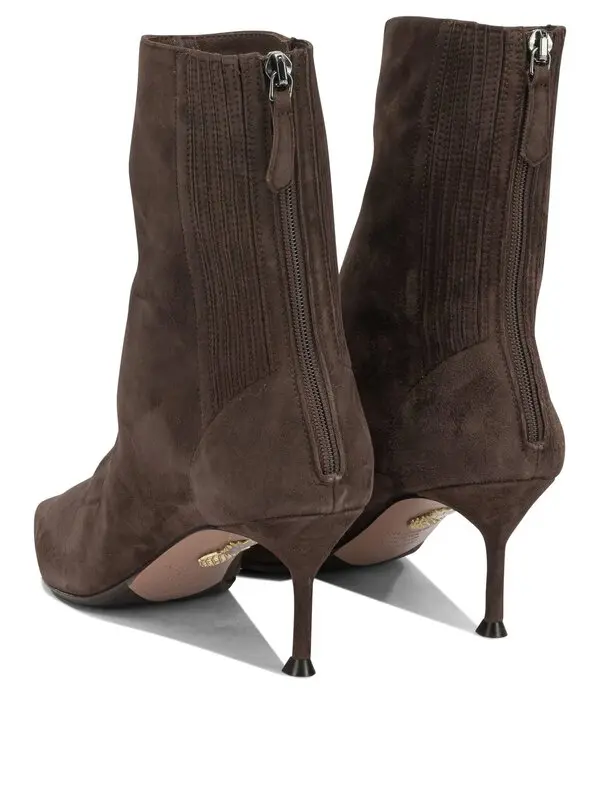 AQUAZZURA Saint Honoré 65 Mm' Ankle Boots With Zipper