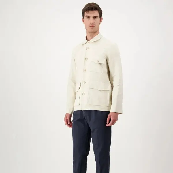 AUTORE Linen Jacket - Beige