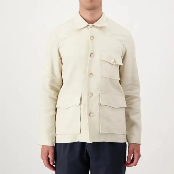 AUTORE Linen Jacket - Beige