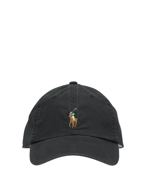 Polo Ralph Lauren Baseball Cap With Logo - Black