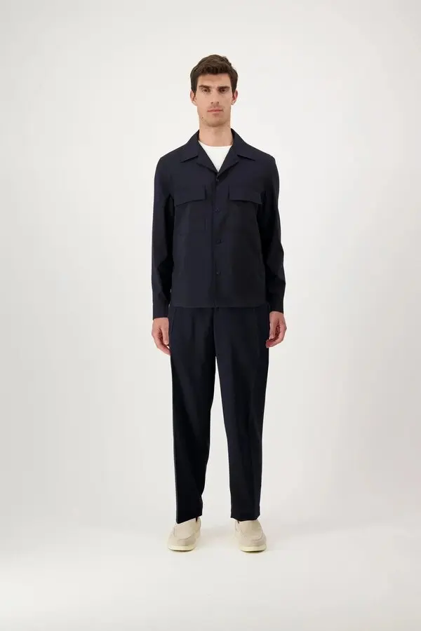 AUTORE Suit Sariana In Virgin Wool - Blu