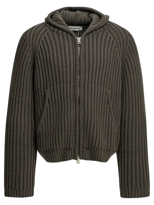 Our Legacy Level' Zip Up Sweater - Green